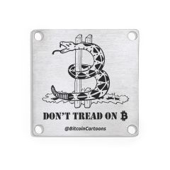 Metal seed phrase storage plate - backup for bitcoin hardware wallet